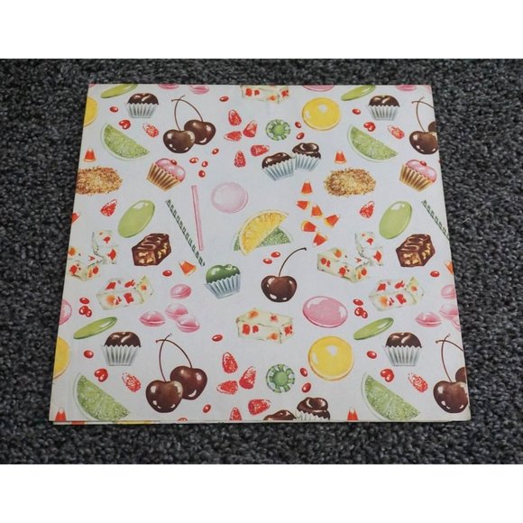 Dennison | Party Supplies | Vintage Dennison Wrapping Paper Candy Shop ...